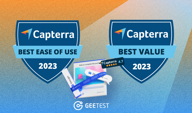 GeeTest Wins 2023 Best Ease & Value Badges from Gartner via Capterra